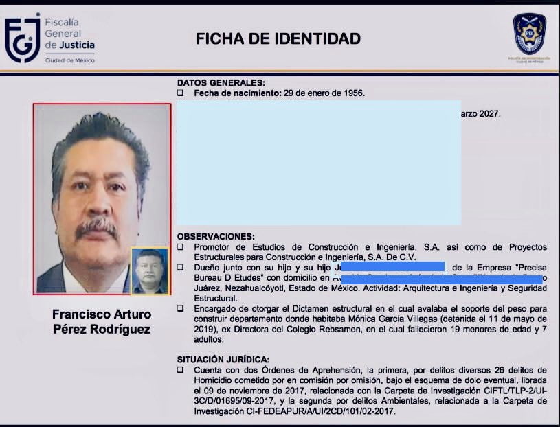 Detienen A Director De Obra Por Derrumbe De Colegio Rébsamen